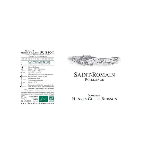 Domaine Henri & Gilles Buisson Saint-Romain "En Poillange" 2021 – Terroir Cellar